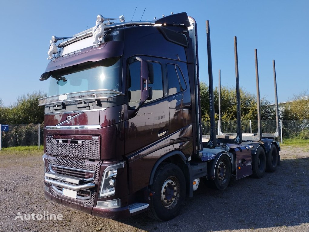 Volvo FH16 750 8x4, hub reduction kamion za prevoz drva