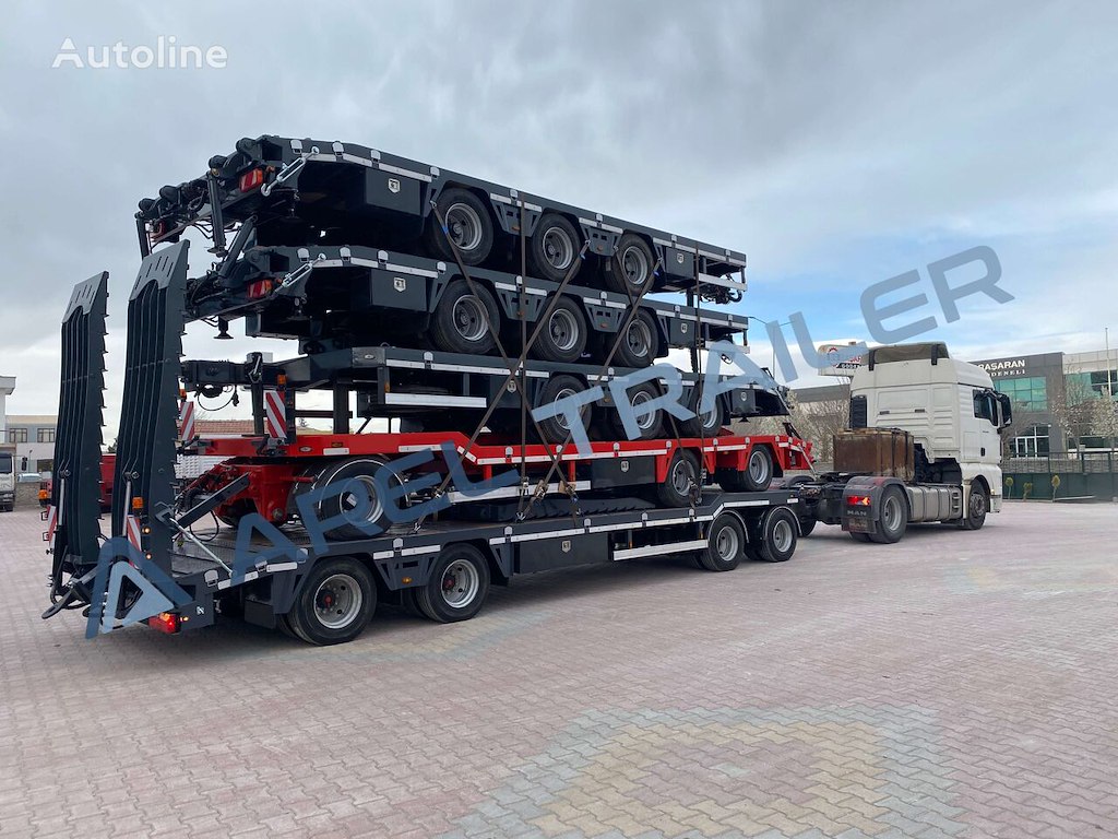 Nova Arel Trailer 4 AXLE DRAWBAR REMORQUE TRAILER TURNTABLE OPTION CUSTOMIZE prikolica platforma