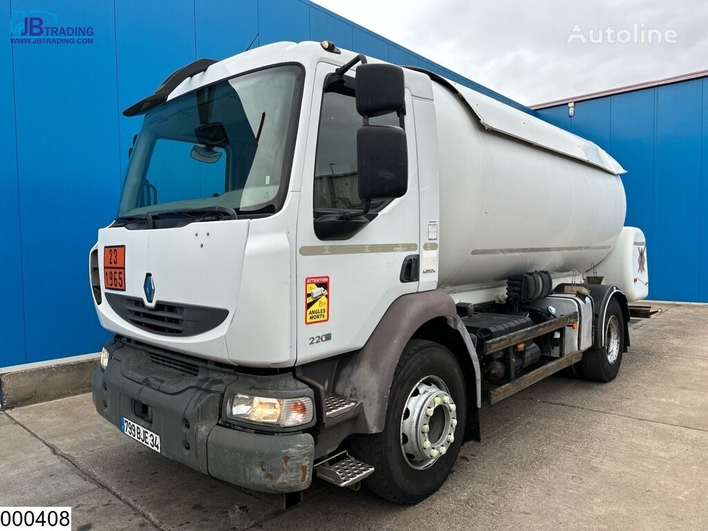 Renault Midlum 220 15985 Liter, LPG GPL, Gastank, Steel suspension autocisterna