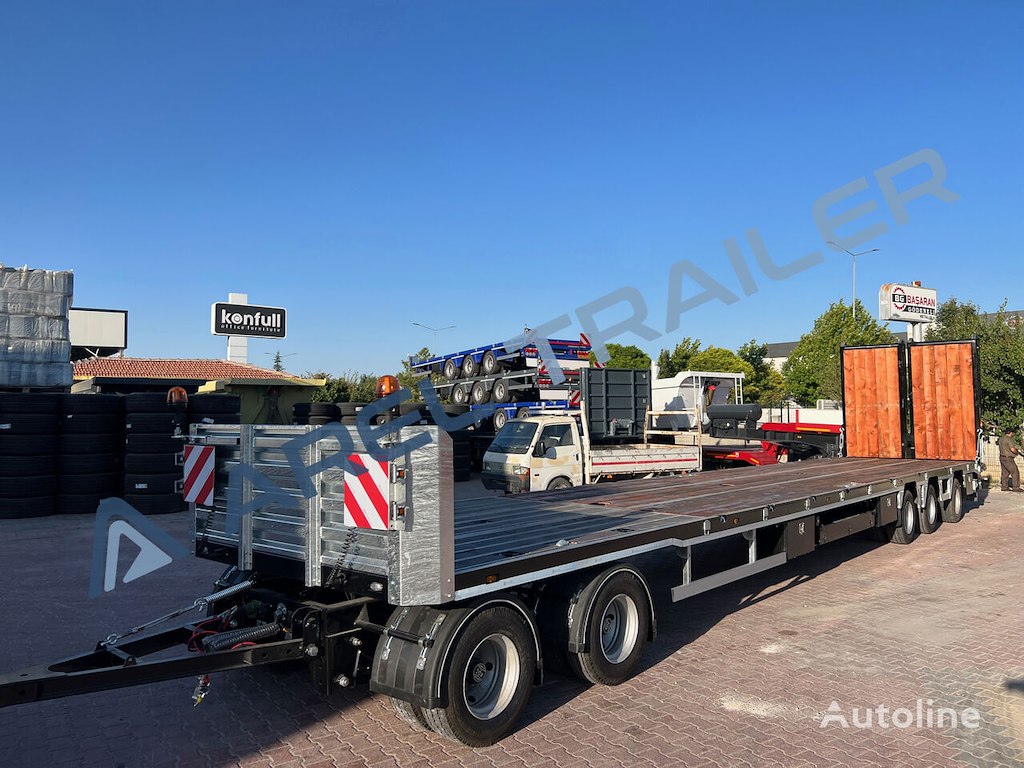 Nova Arel Trailer 5 AXLE DRAWBAR REMORQUE TRAILER TURNTABLE OPTION CUSTOMIZE prikolica sa niskom platformom