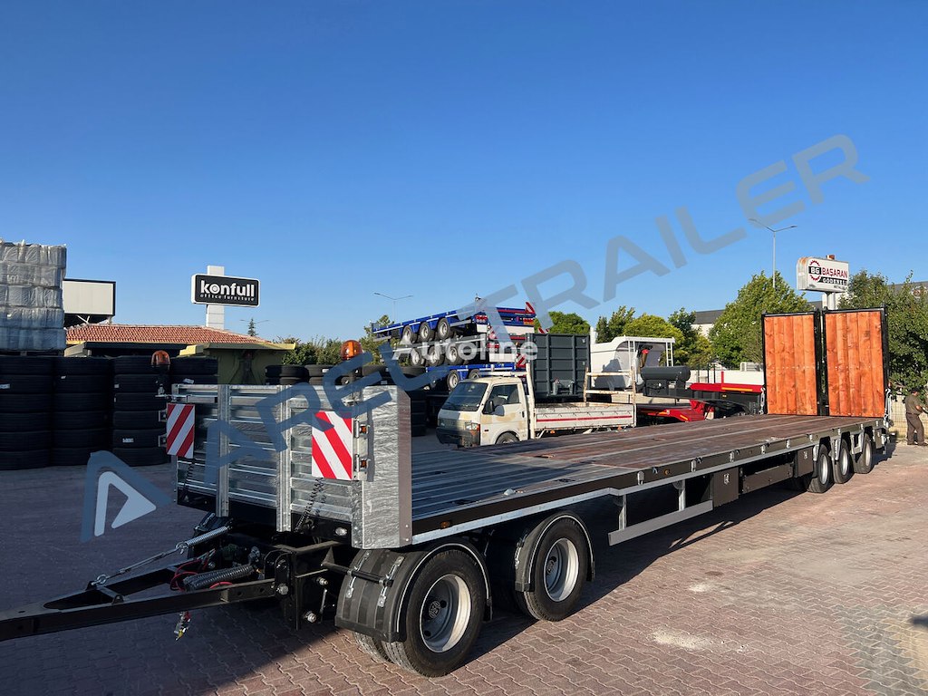 Nova Arel Trailer 5 AXLE DRAWBAR REMORQUE TRAILER TURNTABLE OPTION prikolica sa niskom platformom