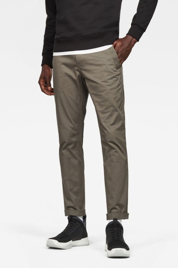 TROUSERS - G-STAR BRONSON SLIM CHINO GREY
