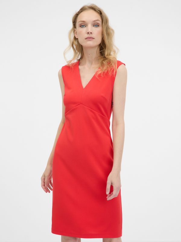 ORSAY RED WOMEN'S KNEE-LENGTH DRESS - WOMEN'S