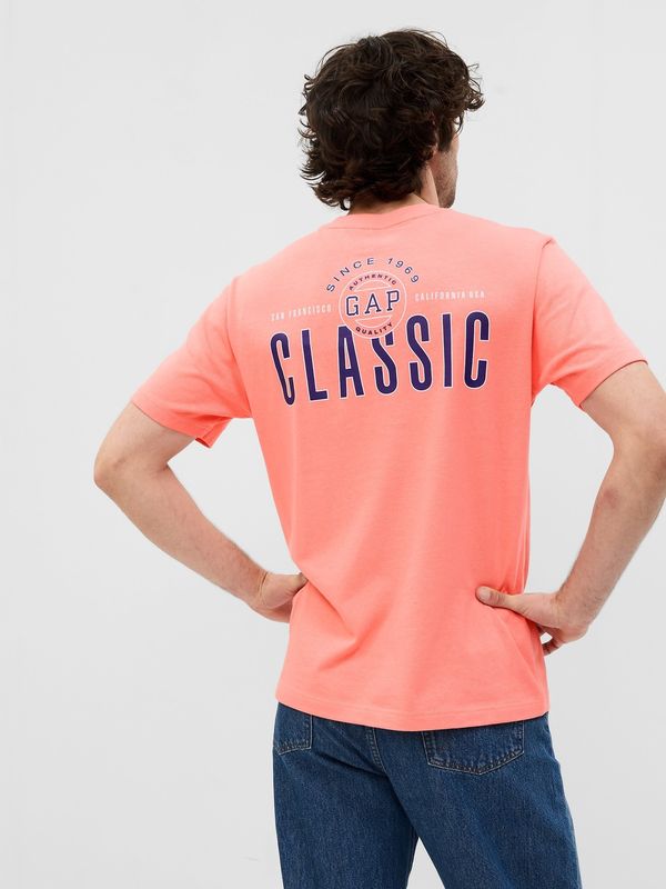 GAP NEON T-SHIRT WITH LOGO - MEN