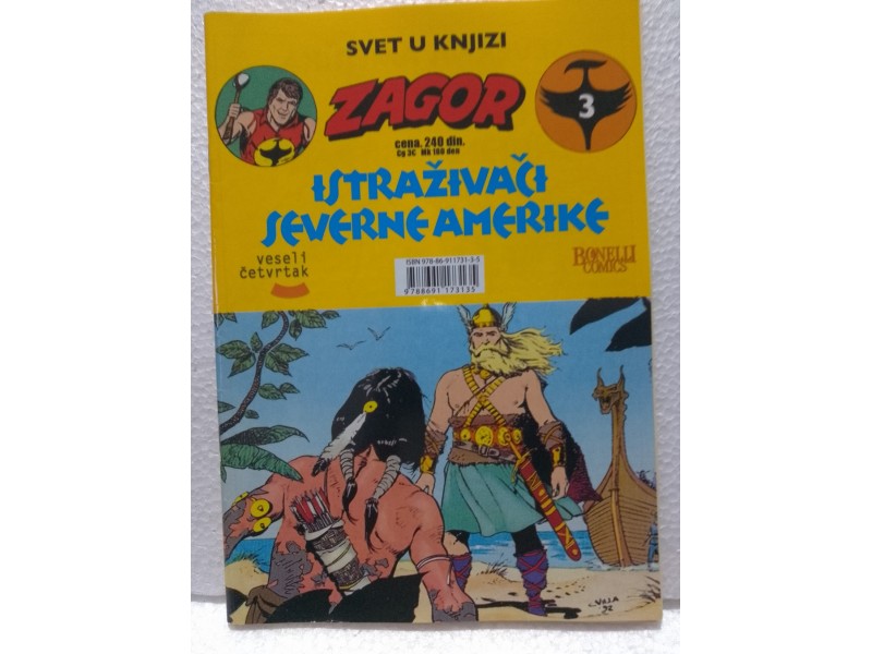 Zagor Svet u knjizi br 3