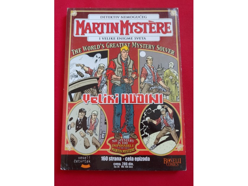 Marti Misterija (VC) - br. 7 - Veliki Hudini