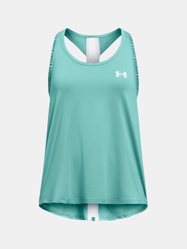 UNDER ARMOUR TANK TOP KNOCKOUT TANK-GRN - GIRLS