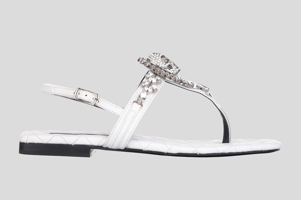 PHILIPP PLEIN SANDALE WSA0680/PL24 WHITE