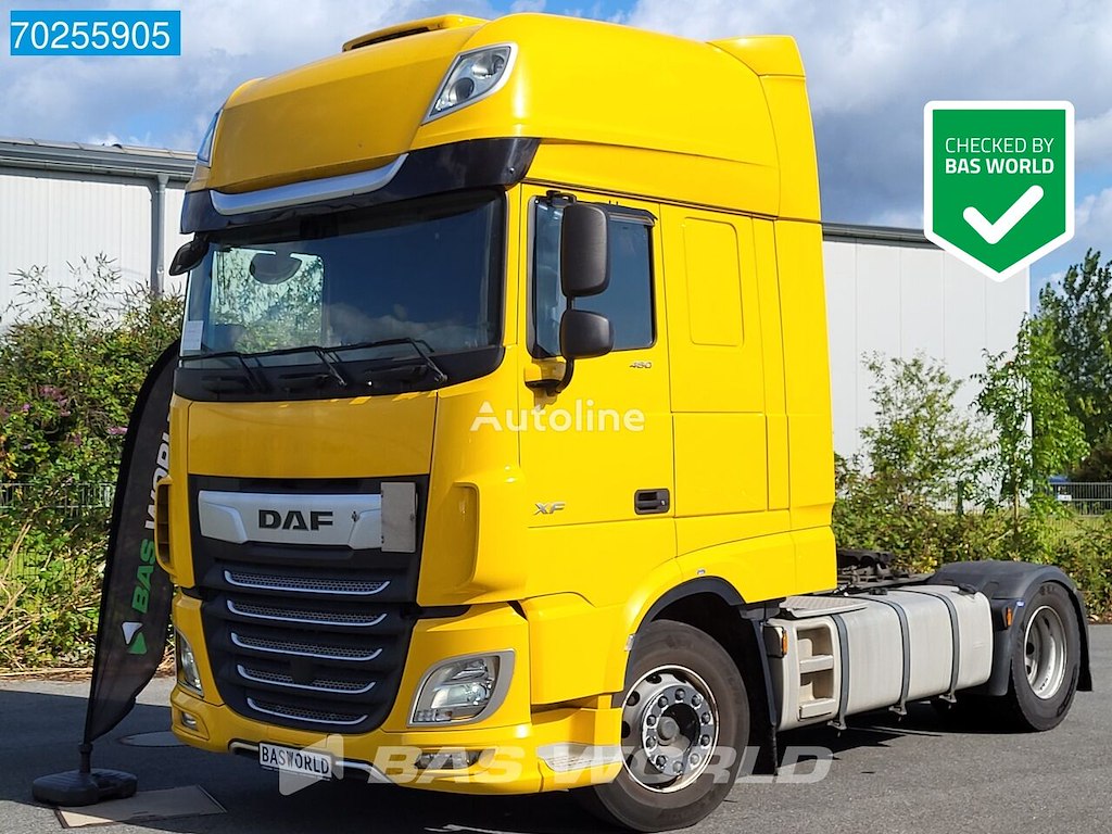 DAF XF 480 4X2 ADR: AT+FL+EXII/IIISSC Intarder 2x Tanks ACC StandKli tegljač