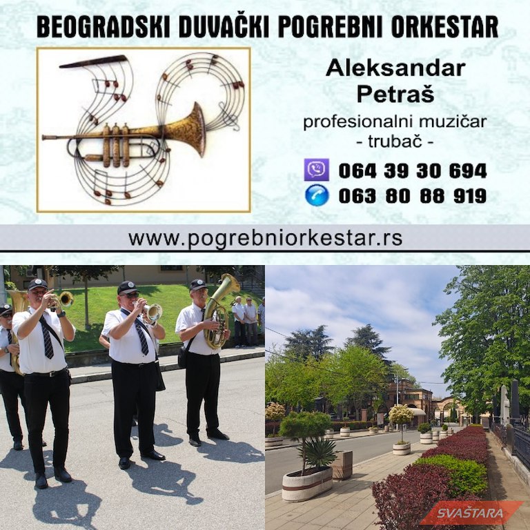 TRUBAČI orkestar Stara Pazova pogrebi sahrane