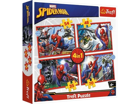 Trefl Puzzle 4in1 in spider man