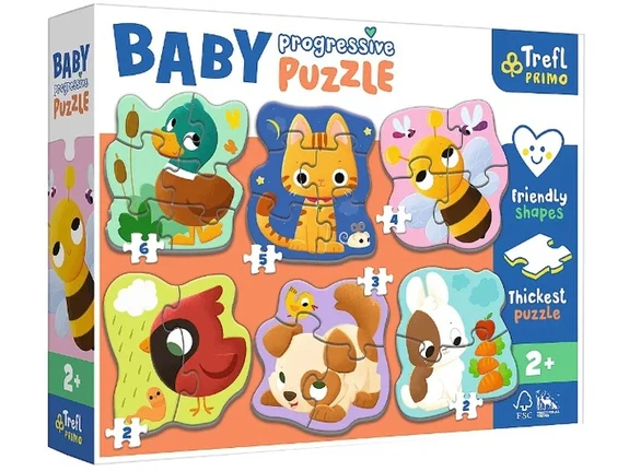 Trefl Puzzle baby zivotinje 44003
