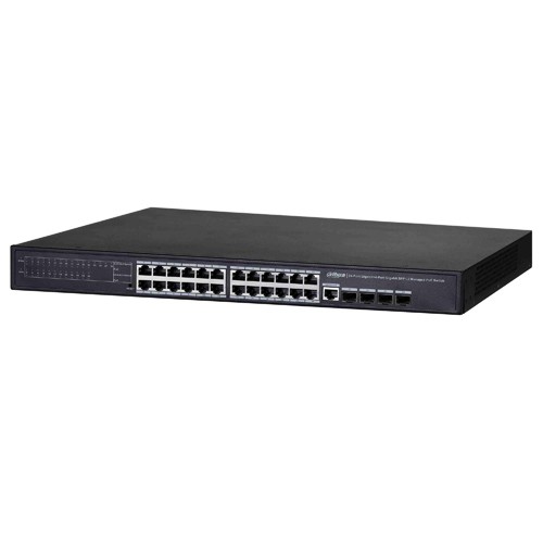 Dahua 24-Port PoE Gigabit Managed Switch | PFS4428-24GT-370