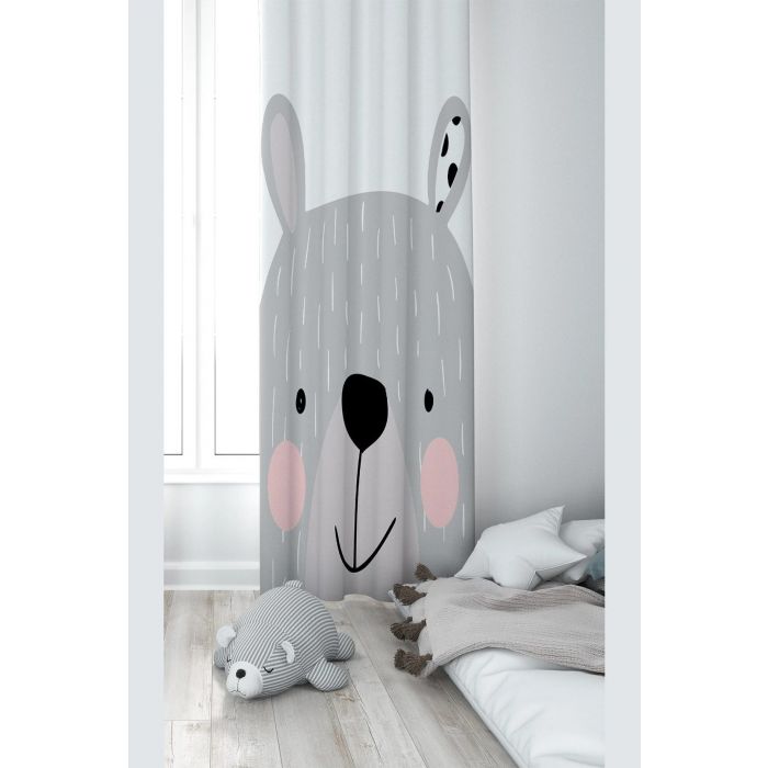 Dekorativna zavesa Draper za dečiju sobu - Set 2 kom 70x240 cm - Koala - P-187