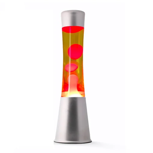 Lava Lampa Srebrna - Orange 40 cm