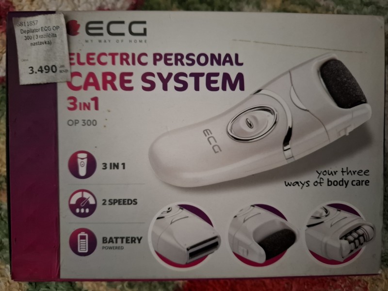 NOVO! ECG elektricni depilator