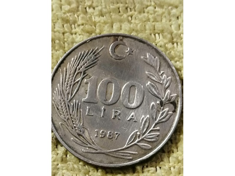 100 LIRA 1987. TURSKA