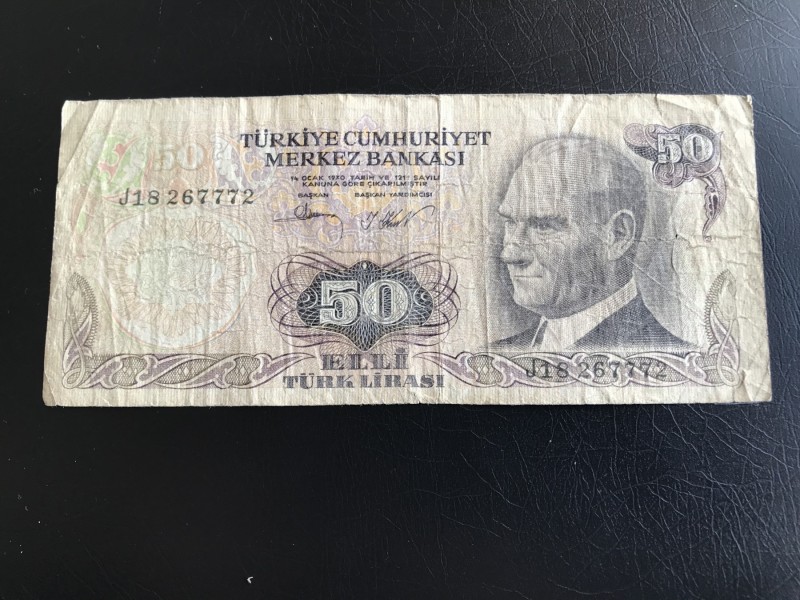 TURSKA 50 LIRA.