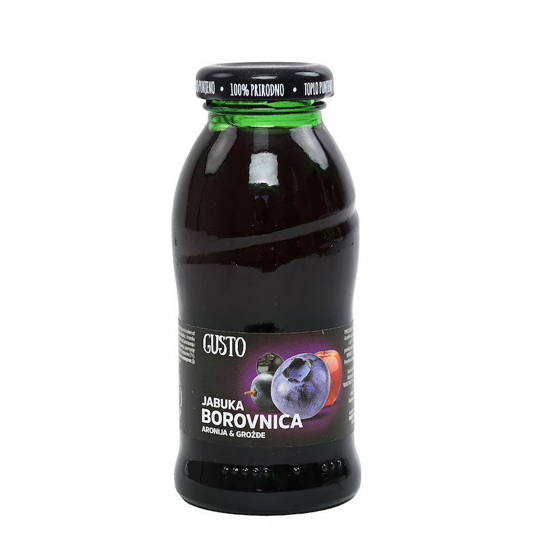 Gusto Borovnica 0.2L paket od 24 komada