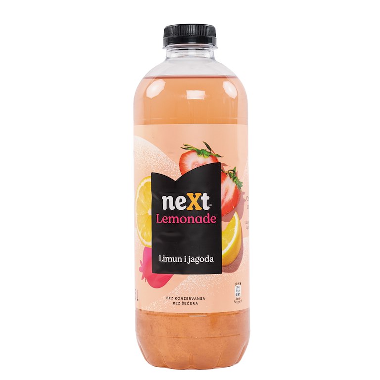 Next Lemonade limun i jagoda 1.25L paket od 6 komada