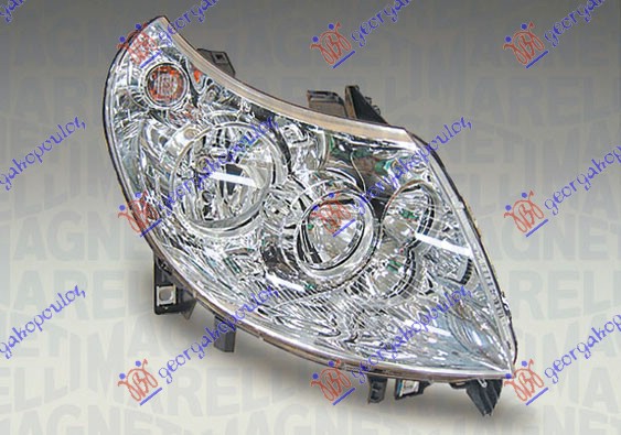 FAR ELEKTRICNI (H7/H15) SA LED DNEVNIM SVETLOM 12- (MARELLI) Desna str. PEUGEOT BOXER (2006-2014) (OEM: 1368639080, 1606927680)