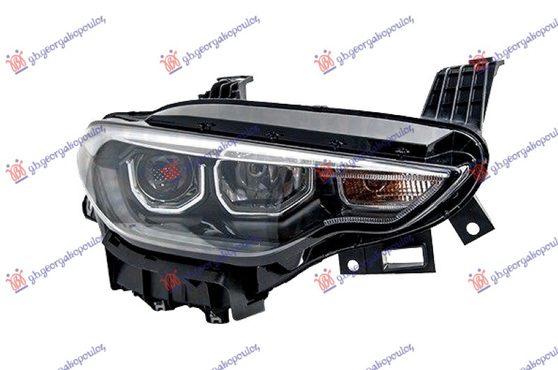 FAR ELEKTRICNI SIVI (H7/H7) SA LED DNEVNIM SVETLOM (MARELLI) Desna str. FIAT TIPO (2016-) (OEM: 52139515, 52145162, 52214453)