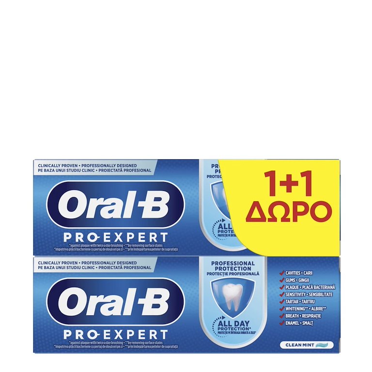 ORAL B DUO PACK PASTA 2X75ML PRO EXPERT CLEAN MINT