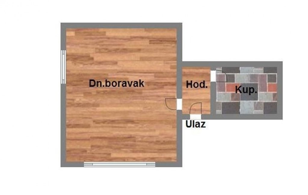 Garsonjera u izgradnji na Adicama