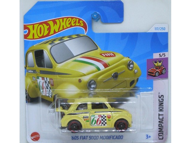 hot wheels fiat 500D modificado