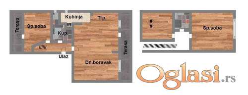 Odličan troiposoban duplex stan u centru Novog Sada!