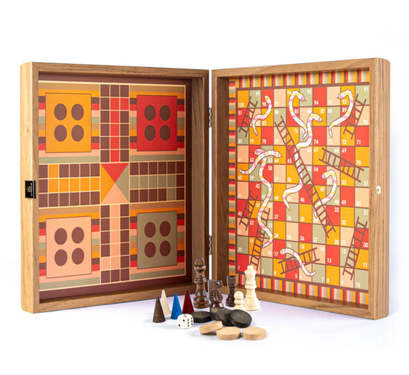 Manopoulos – Combo games, Šah-Backgammon-Ludo-Zmijice