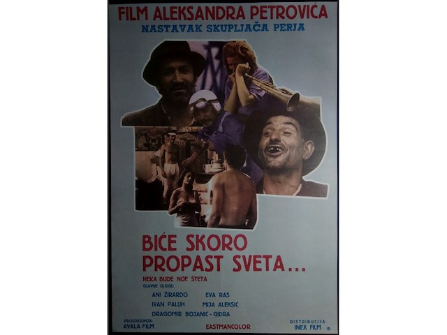 BIĆE SKORO PROPAST SVETA (1968) Crni Talas PLAKAT