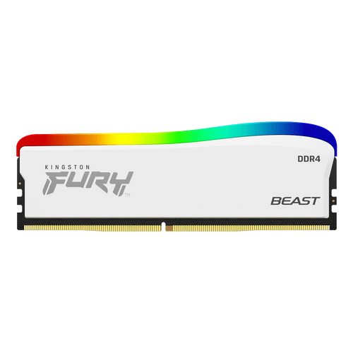 Memorija KINGSTON 16GB/DIMM/DDR4/3200MHz/CL16/FURY Beast White RGB SE