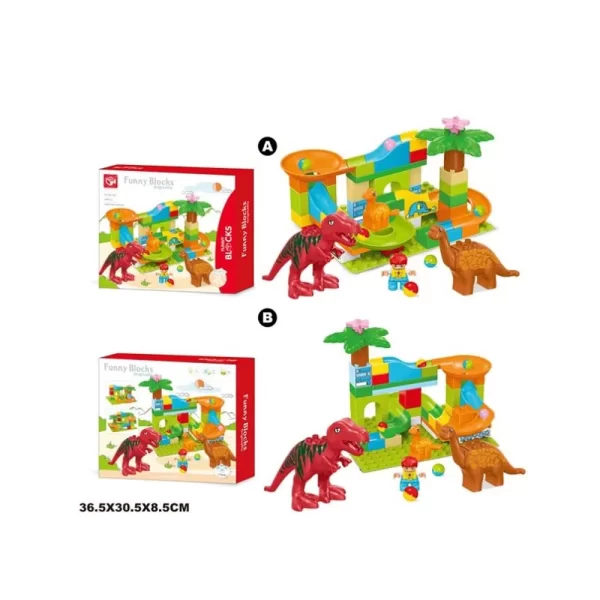 Funny blocks, kocke, dinosaurus