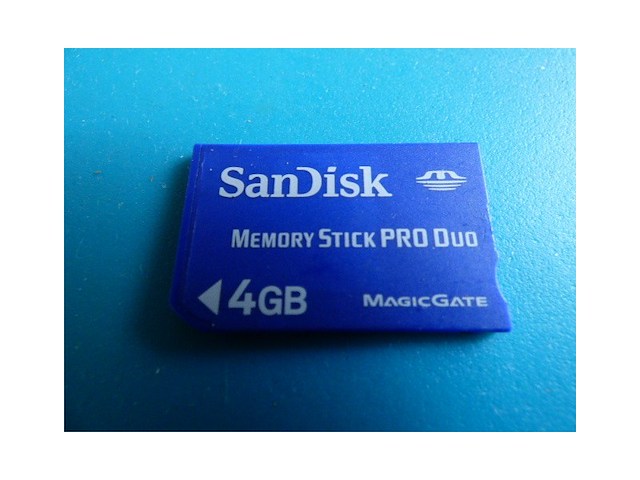 SanDisc Memory Stick PRO Duo 4Gb - memorijska kartica