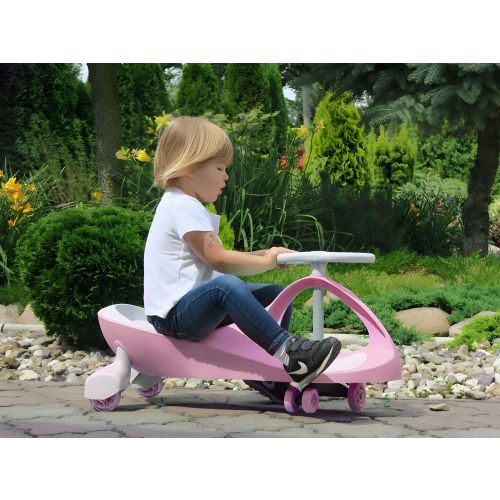 Ecotoys Wiggle Guralica Za Decu Led Točkovi Pink