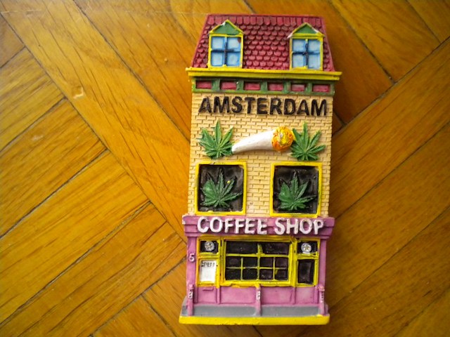 AMSTERDAM coffee shop, magnet za frizider (13)