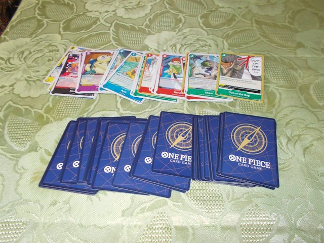 One Piece Card Game - 56 razlicitih kartica - Bandai