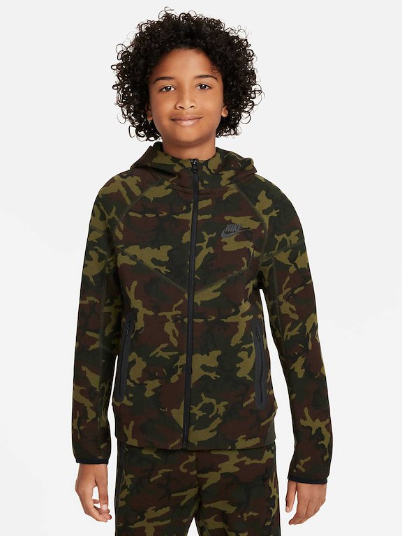 NIKE B NSW TCH FLC CAMO TOP Hoodie