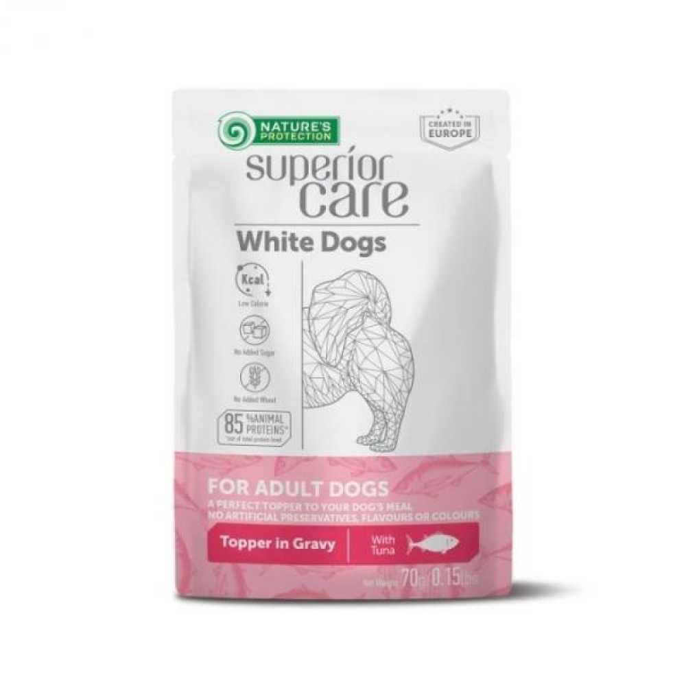 Nature's Protection Superior Care sos za pse - Adult All Breed White Dog - Tuna 70g