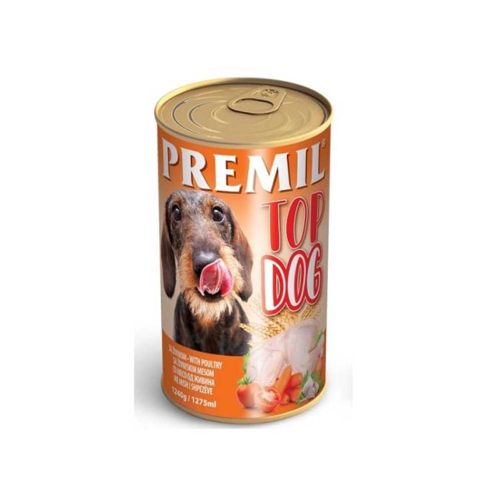 Premil Top Dog konzerva za pse - Živina 1240g