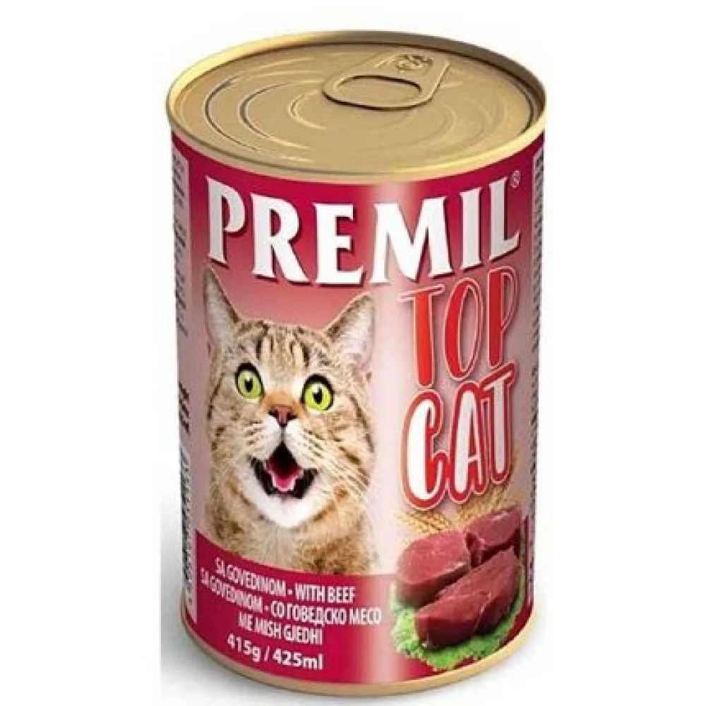 Premil Top Cat konzerva za mačke - Govedina 415g