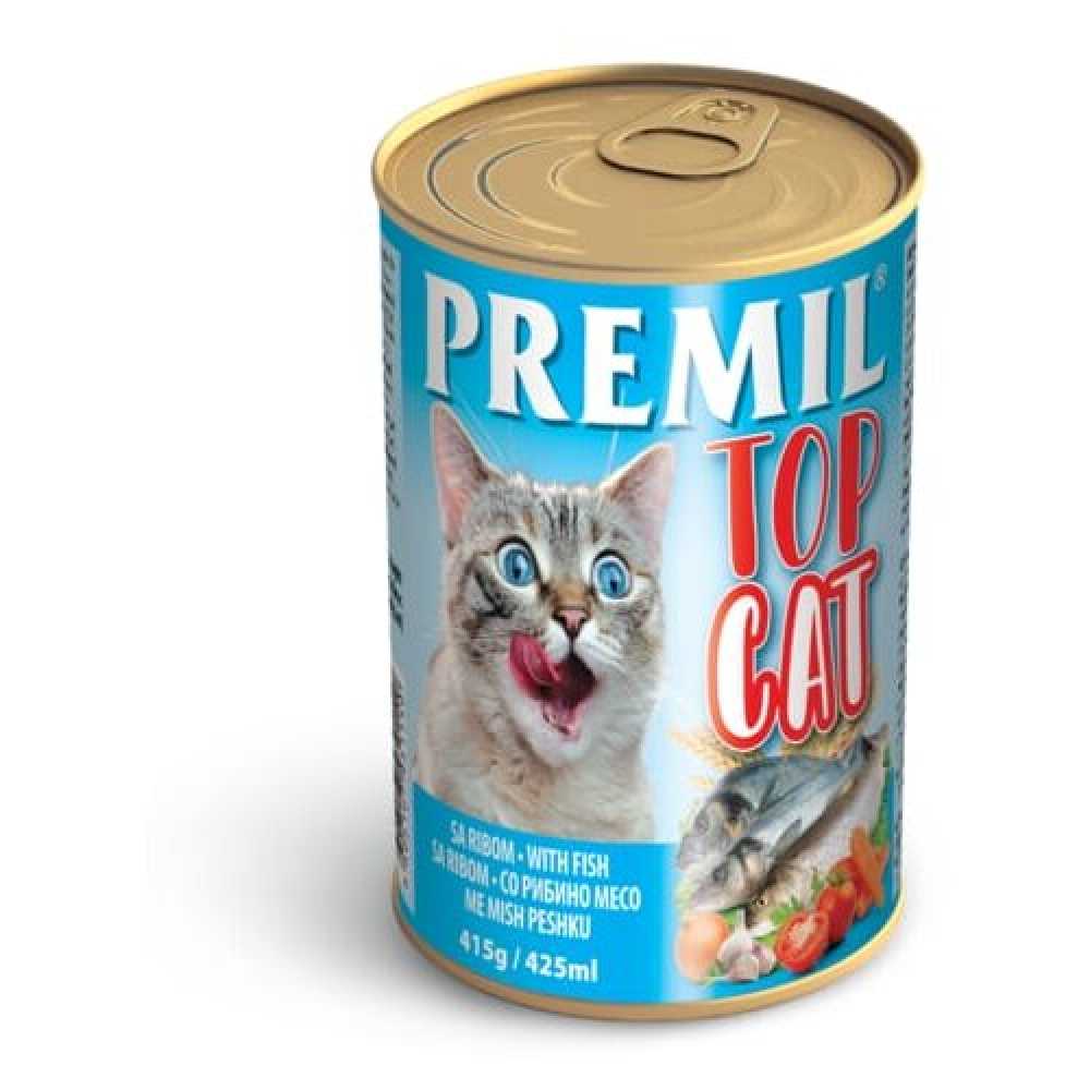 Premil Top Cat konzerva za mačke - Riba 415g