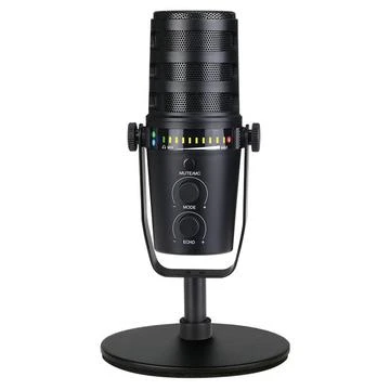 MV7 REAL-TIME MONITORING CARDIOID DYNAMIC MICROPHONE WITH DESKTOP BRACKET FOR LIVE BROADCAST