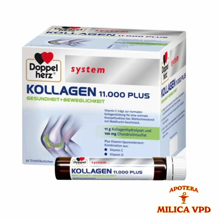 Doppel Herz Kolagen 11000 Plus za jačanje kostiju i zglobova 30x25mg