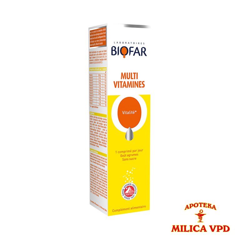 Biofar Vital Multivitamini 20 šumećih tableta