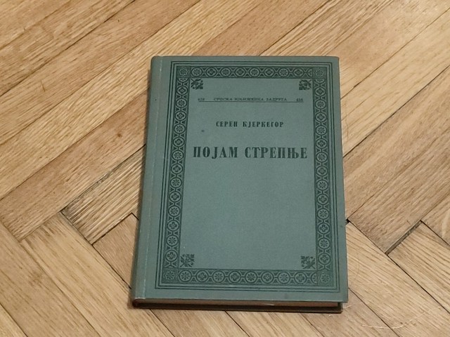 SKZ / Seren Kjerkegor, Pojam strepnje