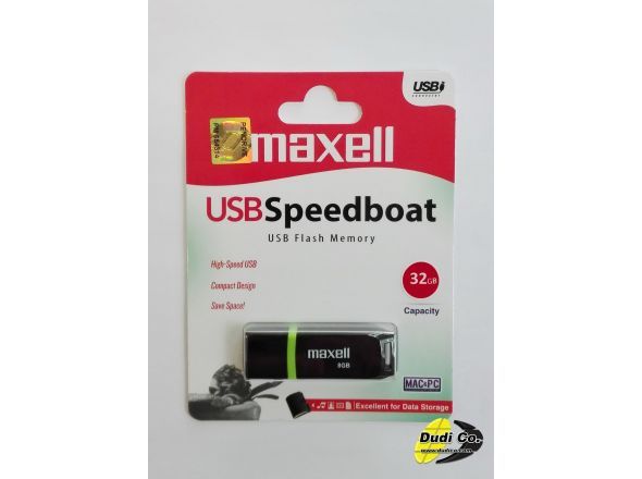 Maxell usb speedboat 2.0 black 32gb