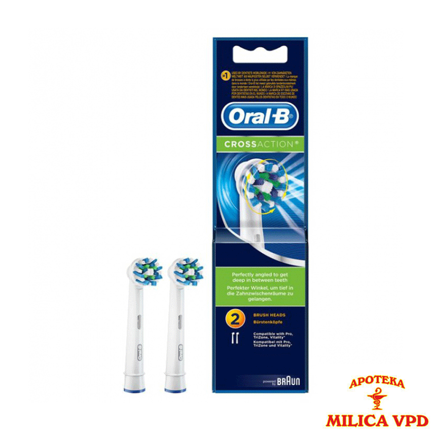 ORAL B POC REFILL CROSS ACTION 2S