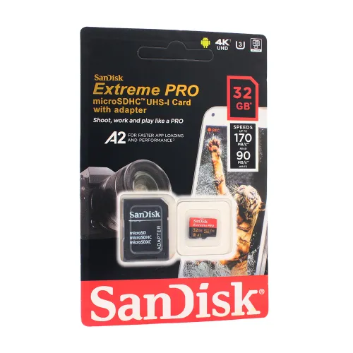 Memorijska kartica SanDisk SDHC 32GB Extreme PRO 4K UHD V30 sa adapterom ZJ CN